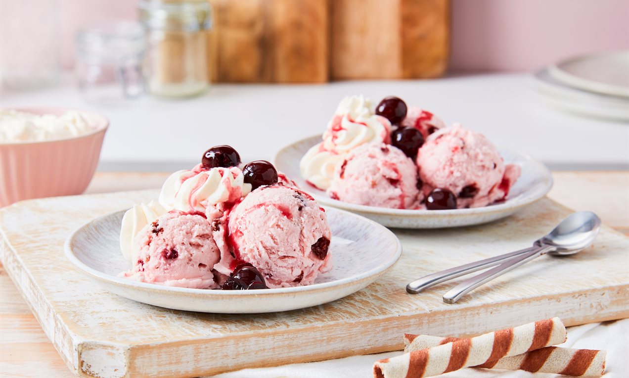 Sladoled s kremom od amarena višnje Recept | Dr. Oetker