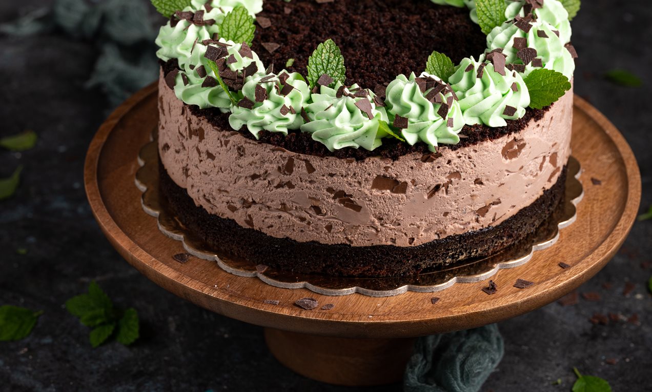 Čokoladna torta s mentom Recept | Dr. Oetker