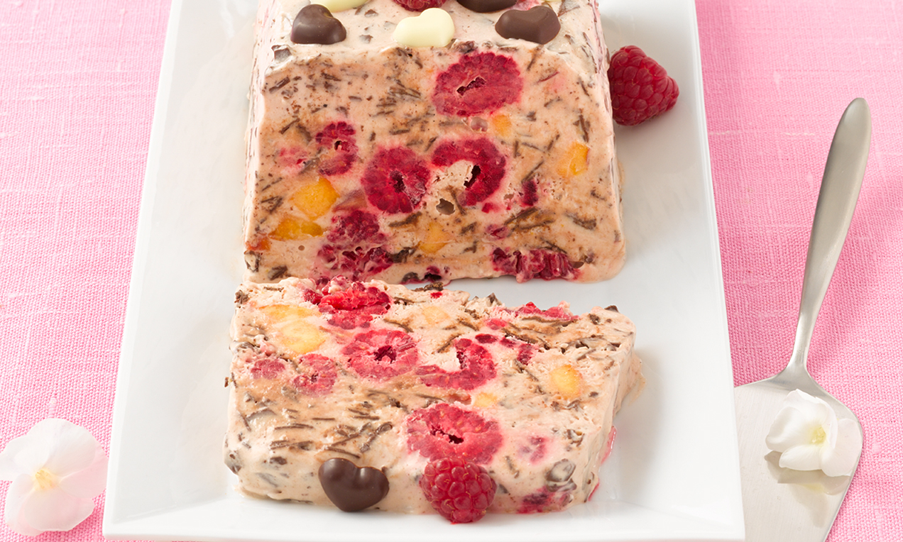 Parfe od malina i breskvi Recept | Dr. Oetker