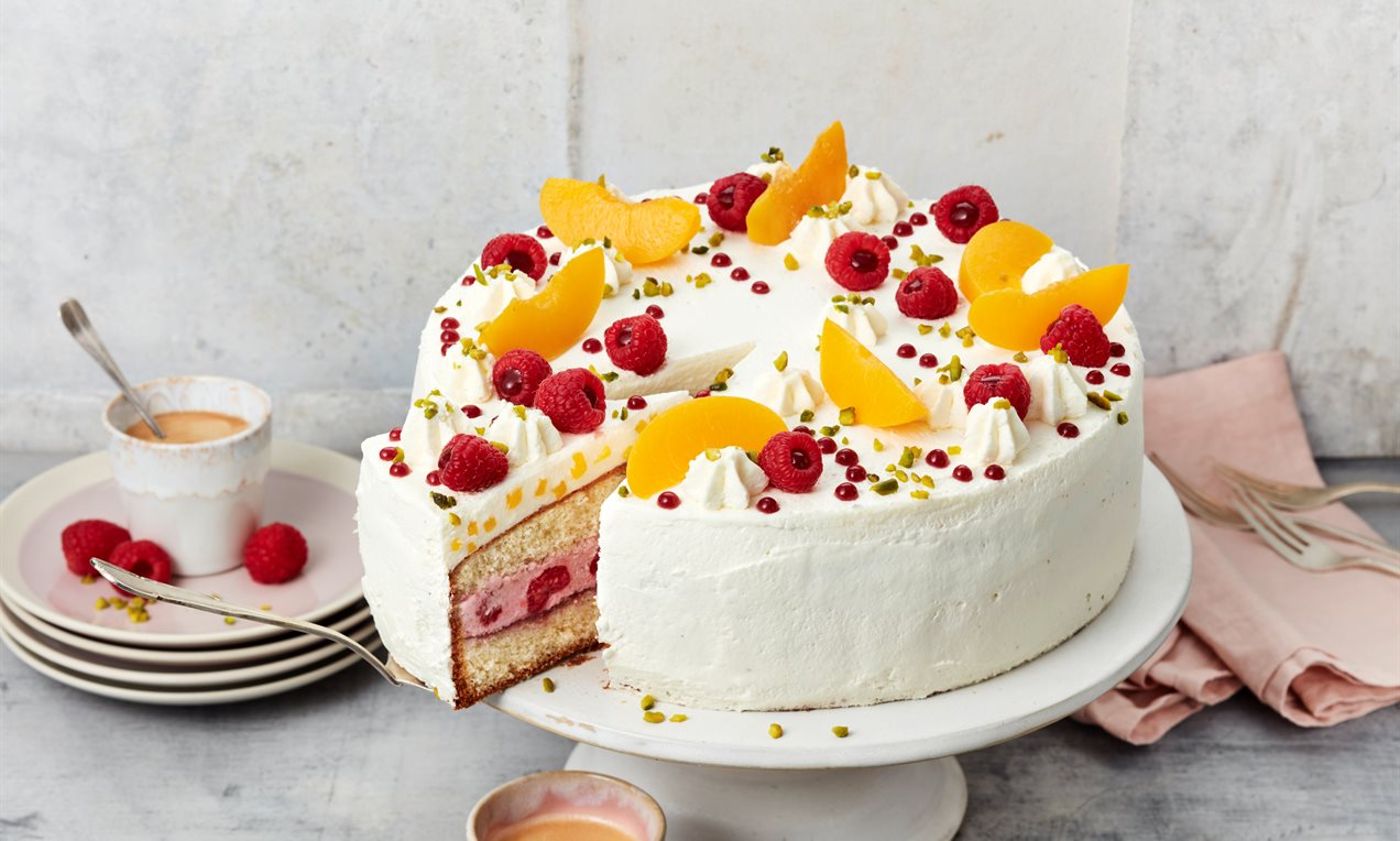 Torta s breskvama Recept | Dr. Oetker