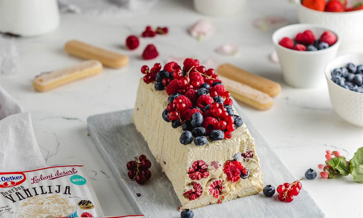 Semifreddo s voćem Recept | Dr. Oetker